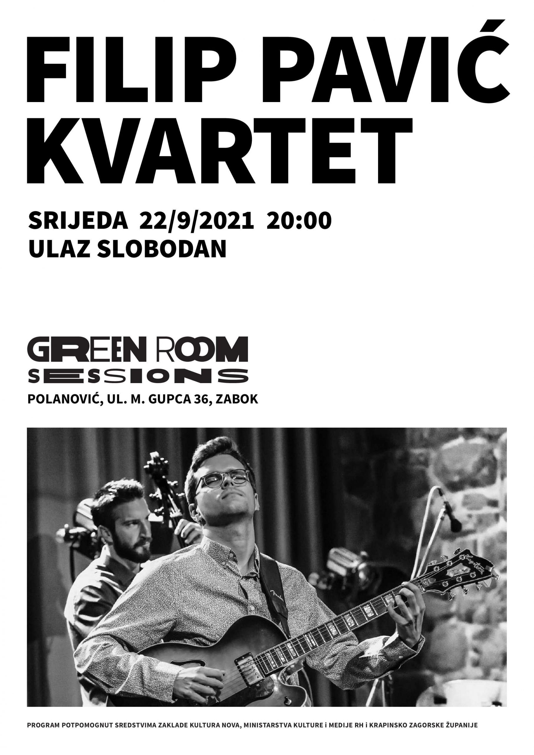 Gokul » Koncert: FILIP PAVIĆ KVARTET